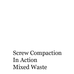 SVS "Electric Drive" static screw compactor - Compact and Bale