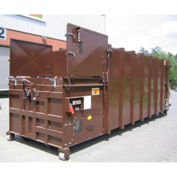 SPS "Electric Drive" roro portable screw compactor - Compact and Bale
